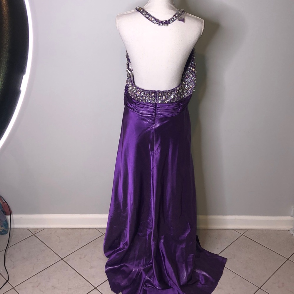 Cinderella Purple Beaded Dress - Gem